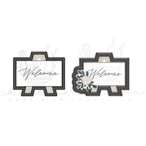 Sign Cookie Cutter Etsy