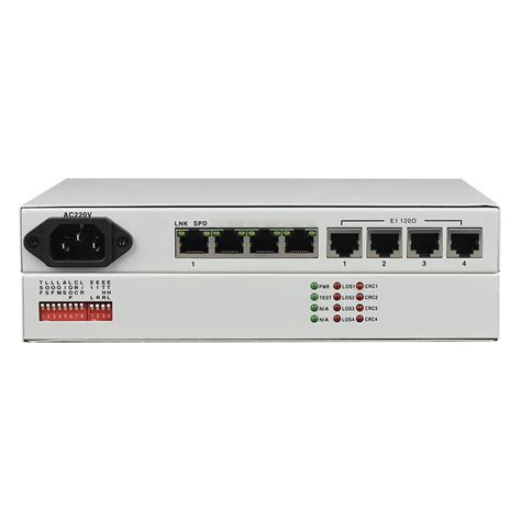 4 Port Ethernet To 4 Port E1 Converter