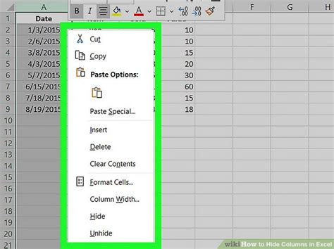 How To Hide Columns In Excel Quick Easy Steps