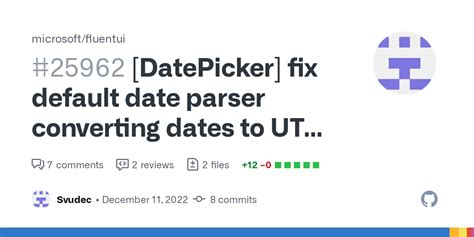 Datepicker Fix Default Date Parser Converting Dates To Utc Implicitly