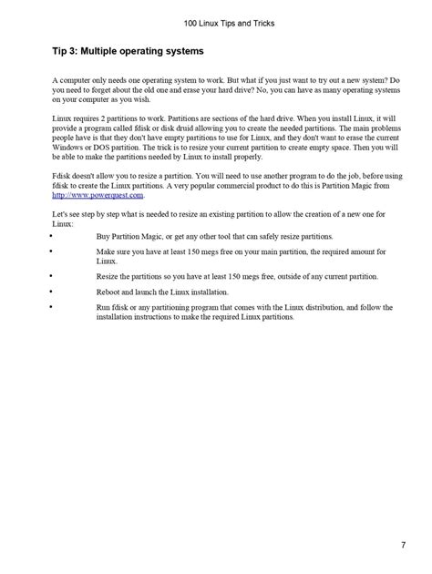 Linux Tips And Tricks PDF