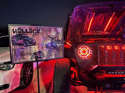 Custom Car Show Display Board Engine Specs And Visual Mods Digital