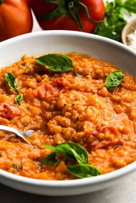 Tomato Risotto Recipe Whisper Of Yum