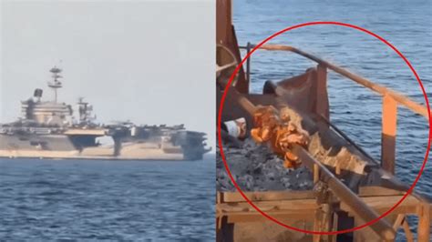 Viral Video Shows Sailors Barbecuing While Uss Abraham Lincoln Launches