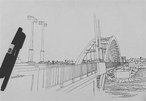 پل سفید اهواز نقاشی عکس اهواز خوزستان خبر