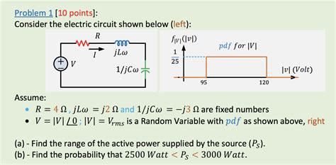 Solved Problem Points Consider The Electric Circuit Chegg