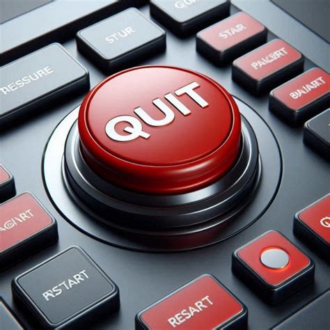 Quit Button Youtube