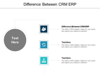 Difference Between CRM MDM PowerPoint Presentation And Slides SlideTeam