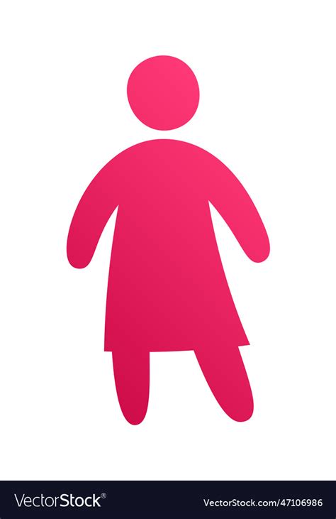 Woman Gradient Character Royalty Free Vector Image Woman Gradient Character Royalty Free Vector Image