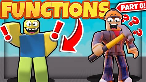 Beginner Roblox Scripting Tutorial Noob To Pro Part 8 Functions