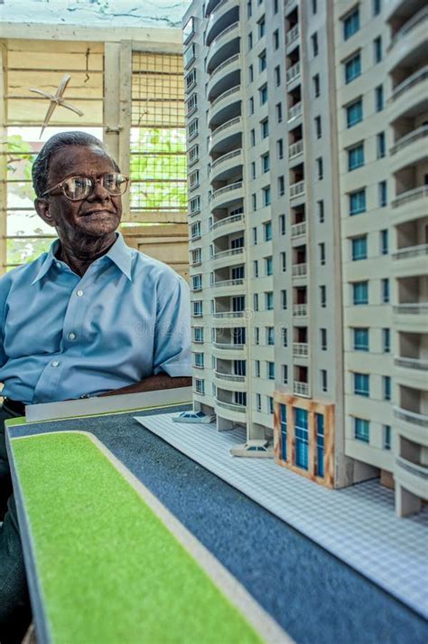 An Architectural Scale Model Of A Fteen Storey Residential Building