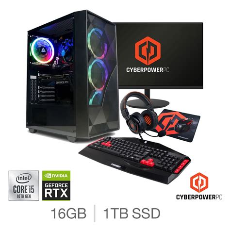 Cyberpower Intel Core I5 16gb 1tb Ssd Nvidia Geforce