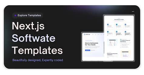 Nextjs Software Website Templates