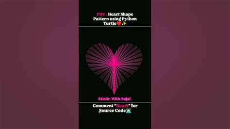 Amazing Heart Animation💗🤩 Pythonprojects Coding Webdesign Pythontutorial Codewithpython
