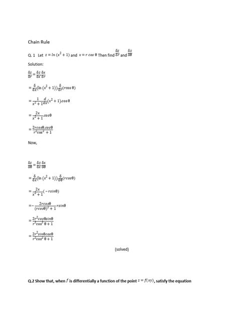 Partial Differentiation 1 Note Pdf Equations Mathematical Analysis Partial Differentiation 1 Note Pdf Equations Mathematical Analysis