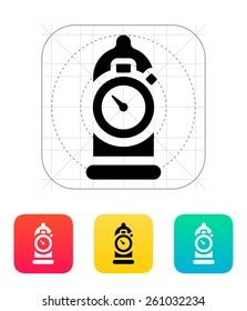 Condom Sex Timer Icon Vector Illustration Stock Vector Royalty Free 205552378 Shutterstock