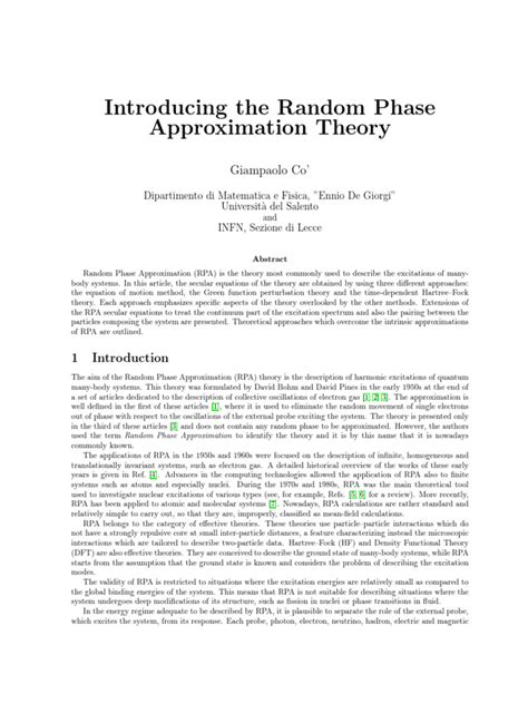Introducing The Random Phase Pdf