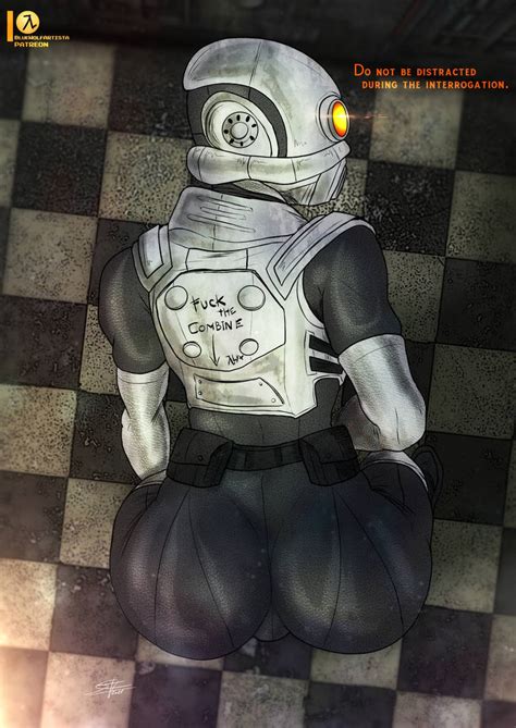 Half Life 2 Combine Assassin Nsfw By Bluewolfartista On Deviantart