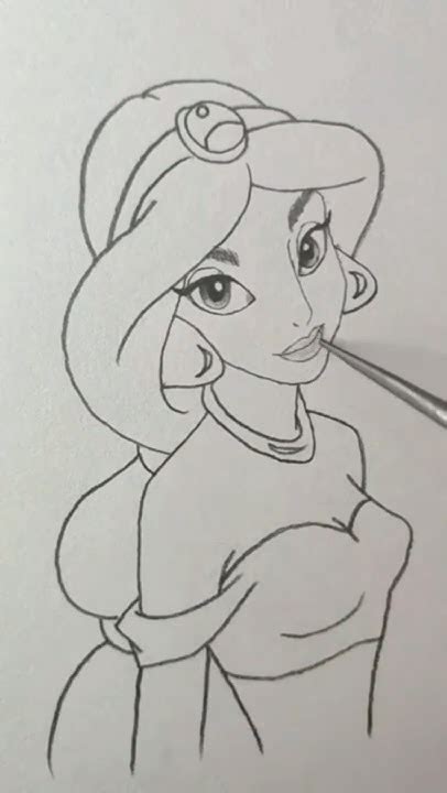 رسم اميرات ديزني 🧑‍🎨🌹 Youtube
