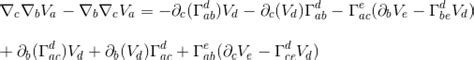 Einstein Relatively Easy Riemann Curvature Tensor Part I Derivation From Covariant Derivative