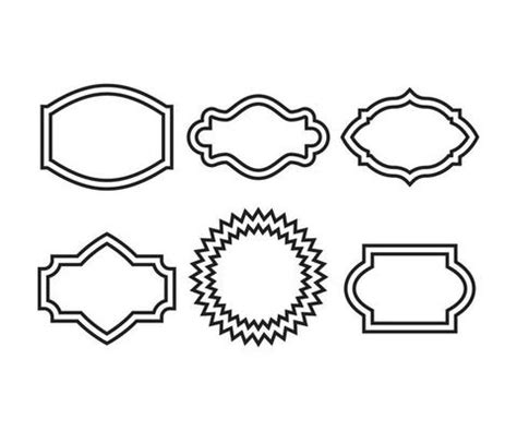 Ornamental Label Frames Vector Art Icons And Graphics For Free Download