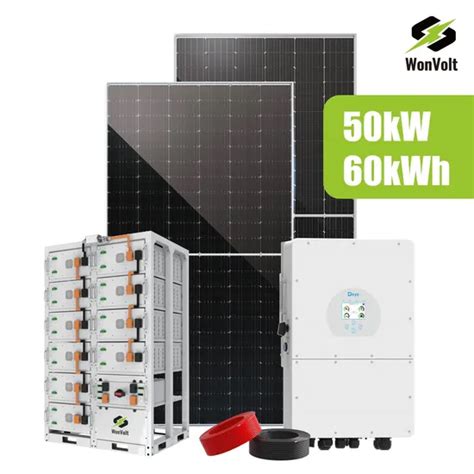 Wonvolt Battery Solar 48v 10kwh 15kwh For Deye Hybrid Inverter 30kw