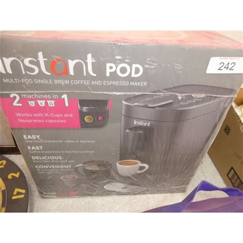 Instant Pod Multi Pod Single Brew Coffee