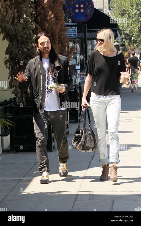 Steve Aoki With A Female Companion Seen Out And About West Hollywood