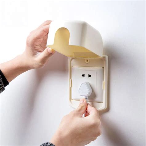 Practical Plastic Anti Electrical Socket Cover Waterproof And Dustproof Socket Protection Switch