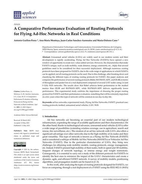 Pdf A Comparative Performance Evaluation Of Routing Protocols For