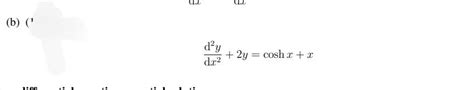 Solved Use Operator Method To Solve Differential Equation
