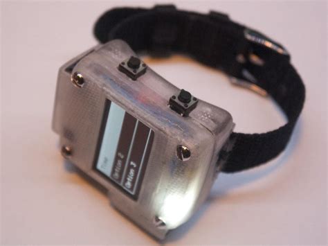 build your own open source 3d printed smartwatch