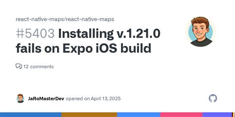 Installing V1210 Fails On Expo Ios Build · Issue 5403 · React Native Mapsreact Native Maps