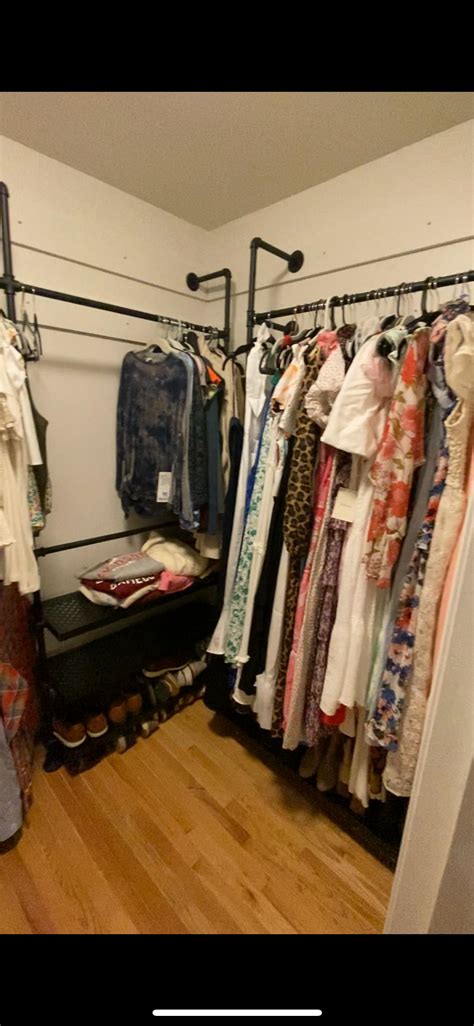 Open Closet System With Metal Shelf Organized And Stylish Pamo Pamo Design