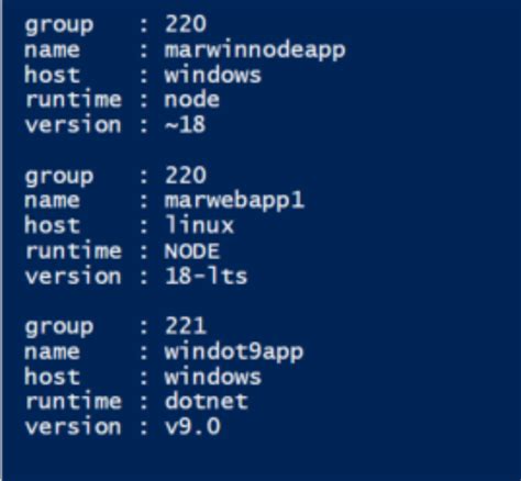 List All The Web Apps Runtime And Stack Version Under A Subscription Microsoft Community Hub