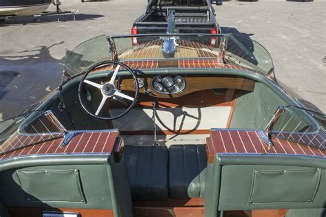 2010 26′ Fish Brothers Hacker Craft Triple Cockpit Runabout Fish Bros