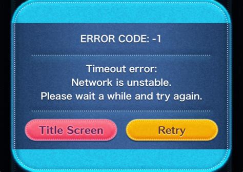 Anyone Else Getting Timeout Errors Rtsumtsum