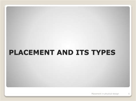 Placement In Vlsi Design Pptx Computing Technology And Computing