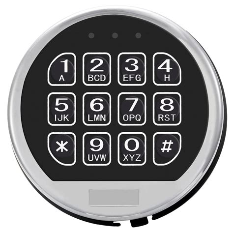 Safe Lock Replacement With Solenoid Lock High Security Chrome Digital