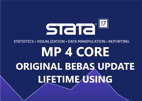 Stata MP Windows CORE ORIGINAL Bebas Update Lifetime Using