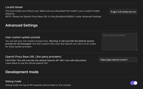 Feature Request Be Able To Use Openai Fine Tuned Model · Issue 136 · Logancyangobsidian