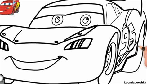 عکس ماشین مسابقه برای نقاشی