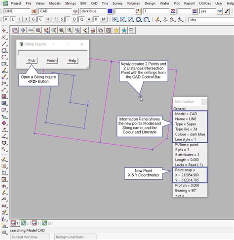 Cad Intersection 2 Points And 2 Distances 12d Wiki