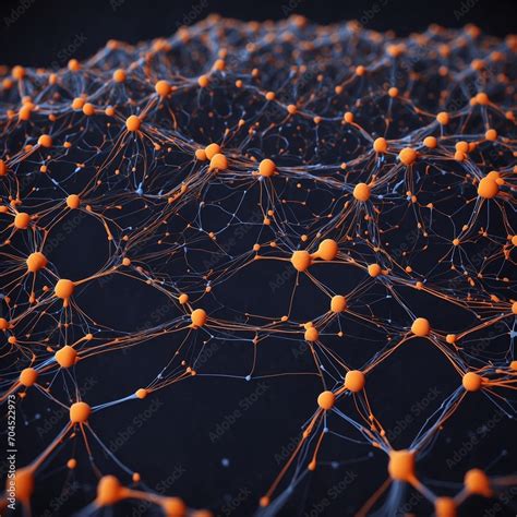 Cyber Big Data Flow Blockchain Data Fields Network Line Connect Stream Concept Of Ai