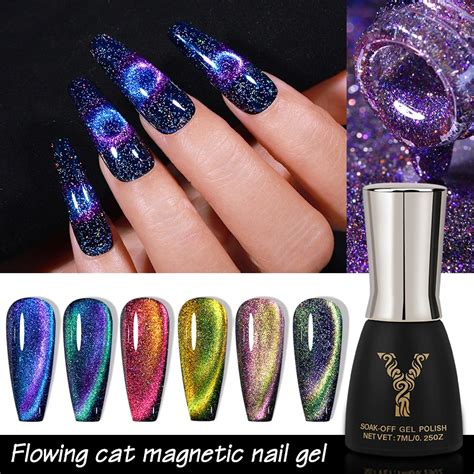 Yokefellow 9d Cat Magnetic Gel Nail Polish 7ml Semi Permanent Varnish
