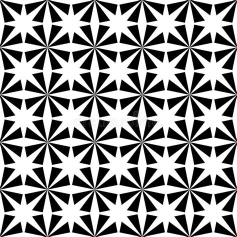 Vector Modern Seamless Geometry Pattern Squares Black And White Abstract Stock Vector