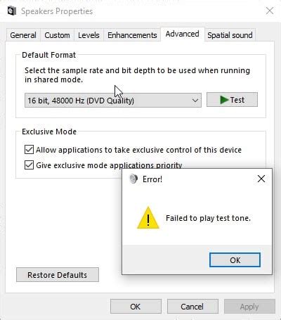 Sound Issues After System Restore Solved Windows 10 Forums