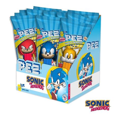Sonic The Hedgehog Pez Party Pack 12 Pack Each Individually Wrapped