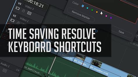 Davinci Resolve Keyboard Shortcut Cheat Sheet