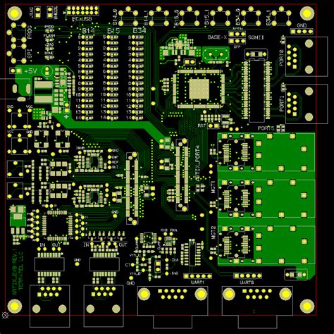 PCB Layout Design Service Examples TERRATEL